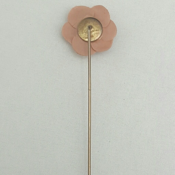 Vintage | Jewelry | Vintage Ceramic Glass Rose Flower Hat Pin | Poshmark